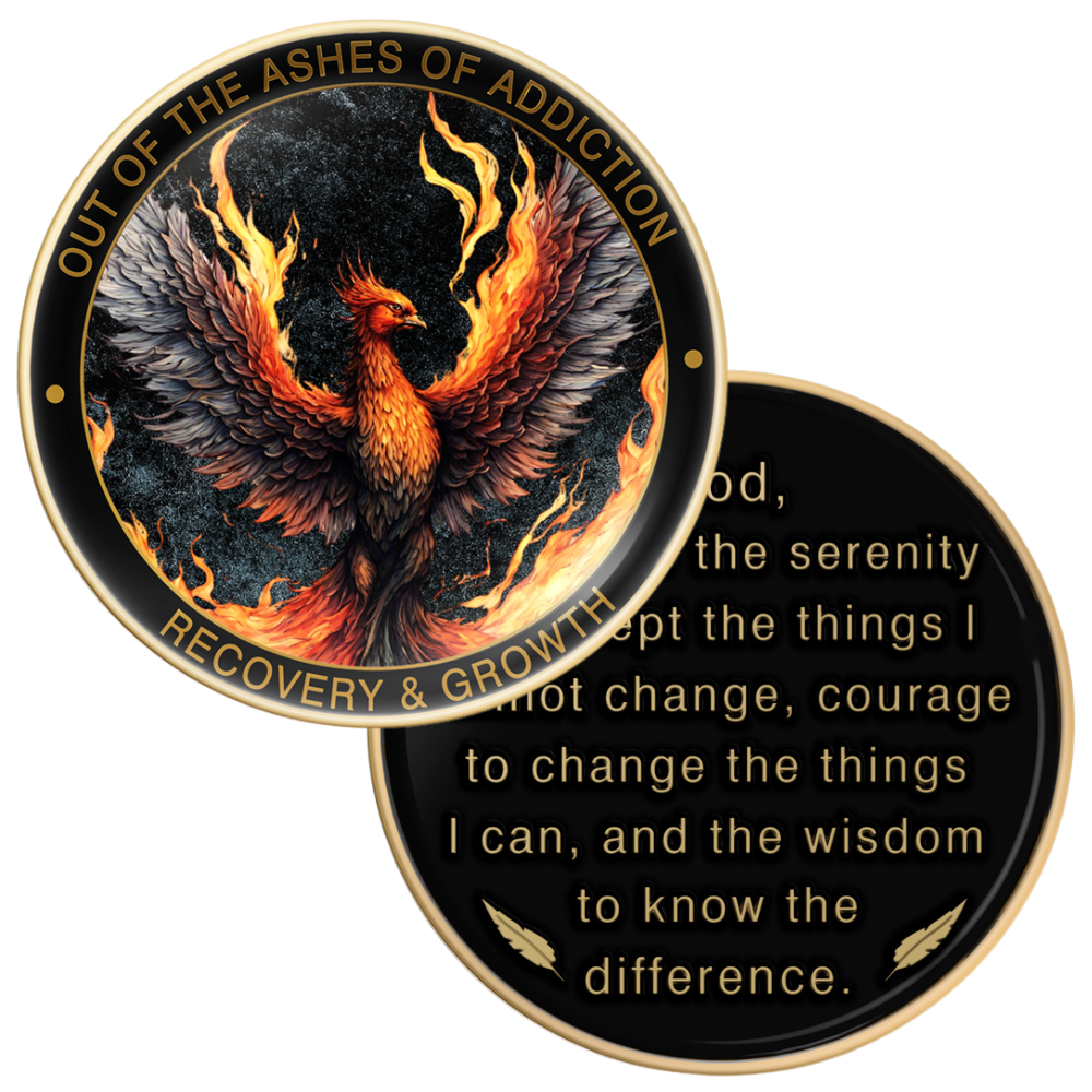 Phoenix Sobriety Affirmation Coin Gift Set – MilestoneMint